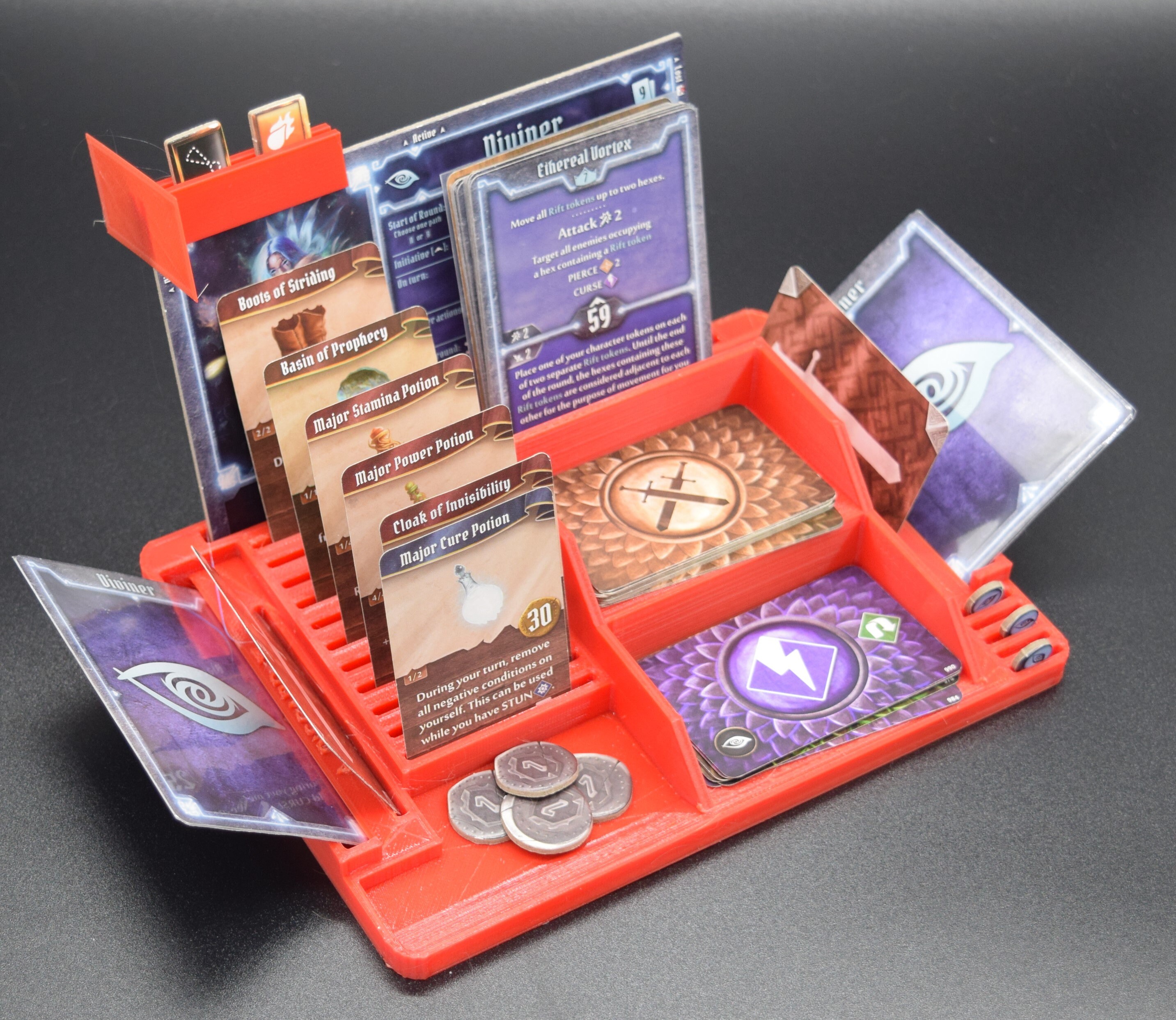 3D Printed Gloomhaven / Frosthaven Player Board - Organise Your Game - Etsy