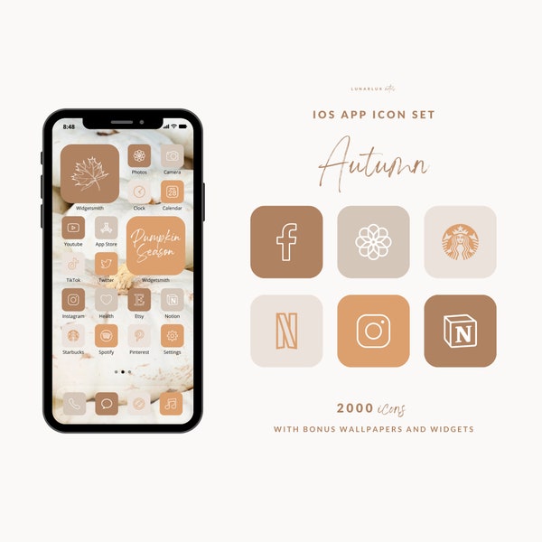 Fall App Icons - Etsy