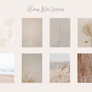 Cozy Beige iPad Icon Set, 2000 Icons With Bonus Minimalist and Boho ...