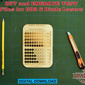Ultimate Laser Tool Kit 6 Tools: Engrave/cut Test Slot - Etsy