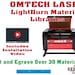 OMTECH Laser Lightburn Materials Libraries - All OMTECH Lasers 40 - 50 ...