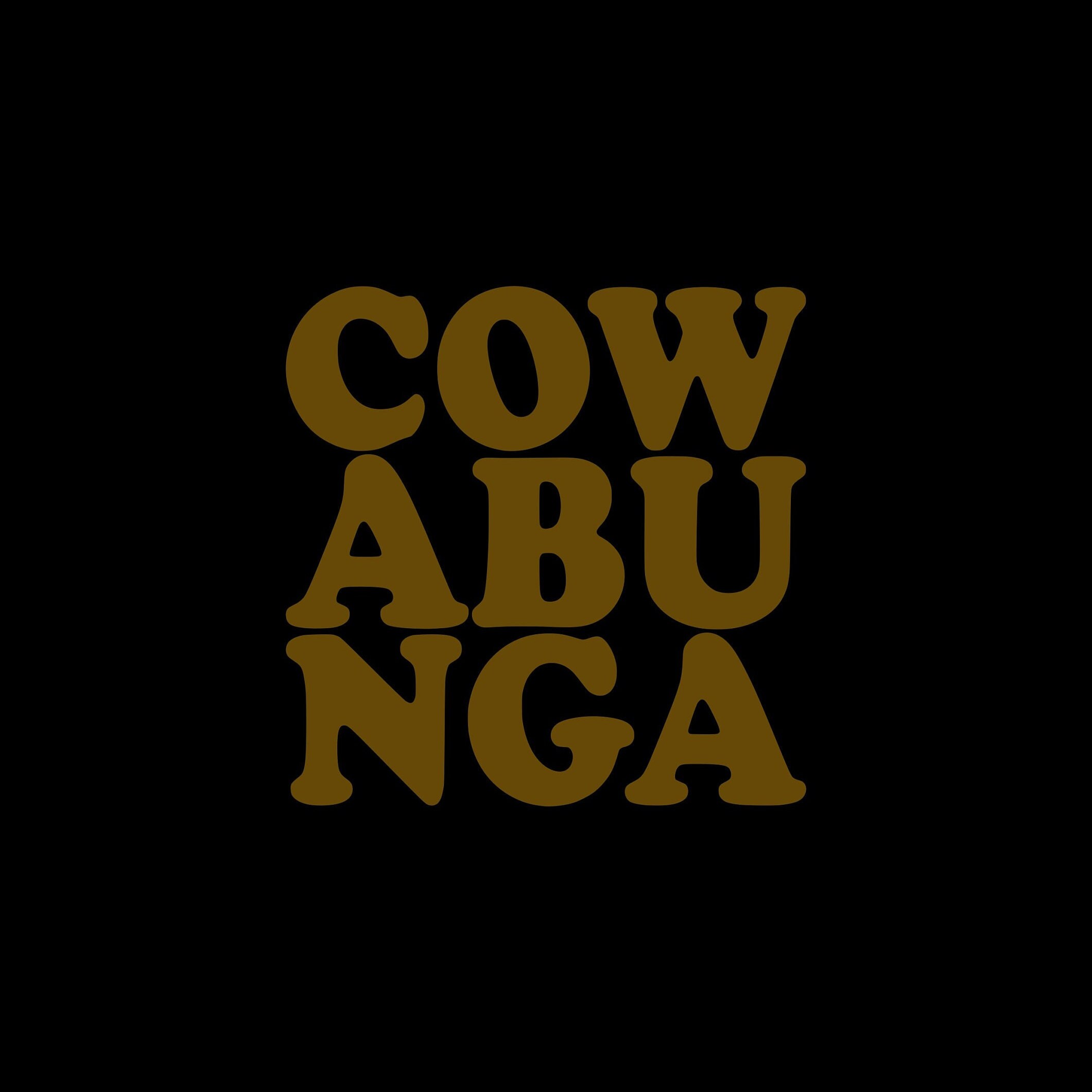 Cowabunga Vinyl Sticker Die Cut Decal - Etsy