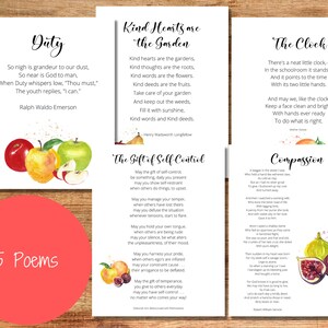 Fruits of the Spirit Morning Basket | Charlotte Mason Morning Time ...