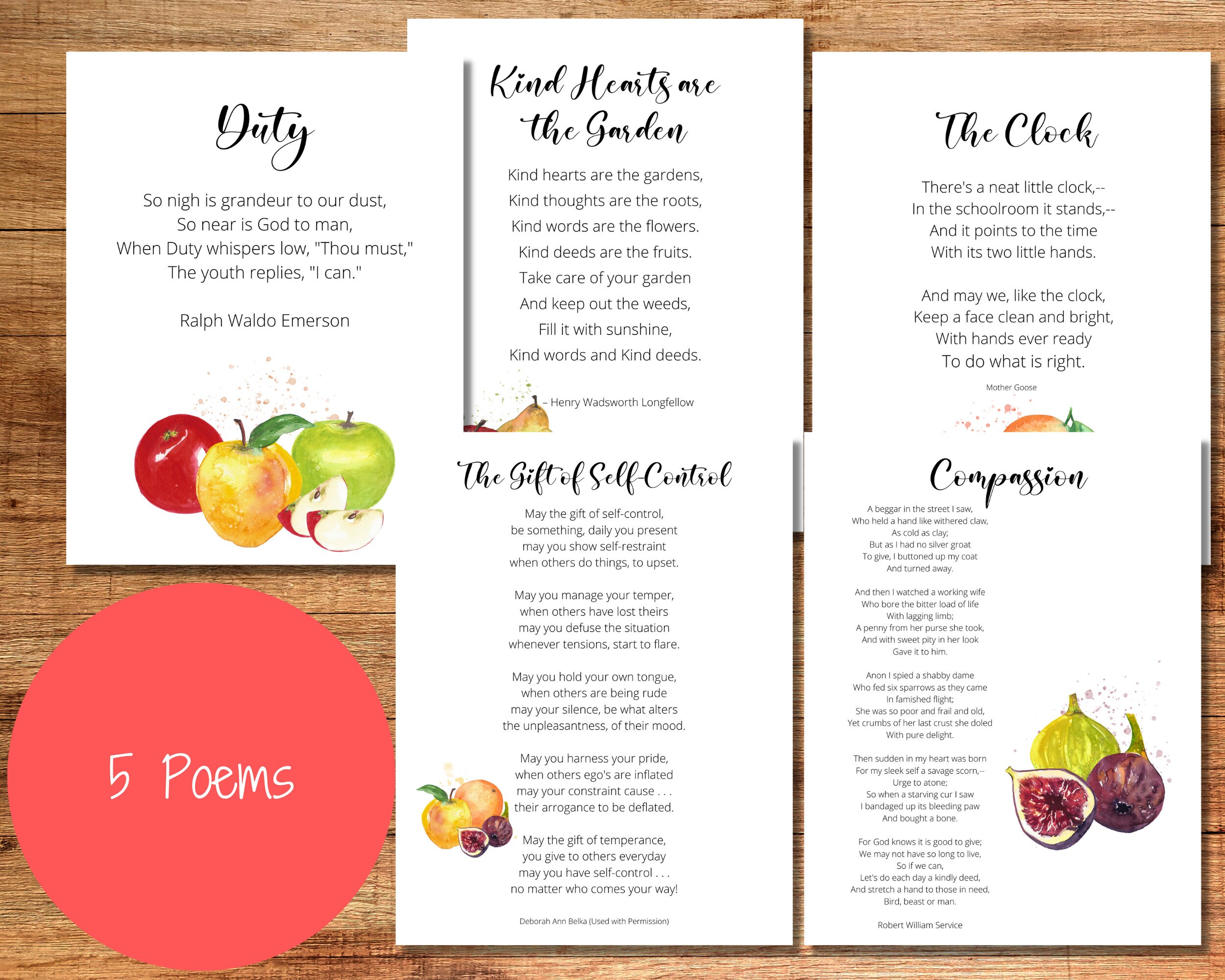 Fruits of the Spirit Morning Basket | Charlotte Mason Morning Time ...