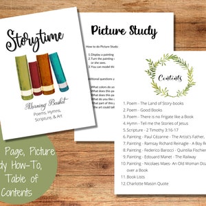 Charlotte Mason Morning Time | Story-time Morning Basket Resources ...
