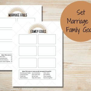 Marriage and Family Goals | Couples Date Ideas | Family Goal Planning ...