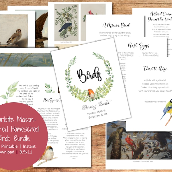 Charlotte Mason Nature Study Art - Etsy