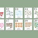 Charlotte Mason Preschool Counting Flashcards Nature Number - Etsy