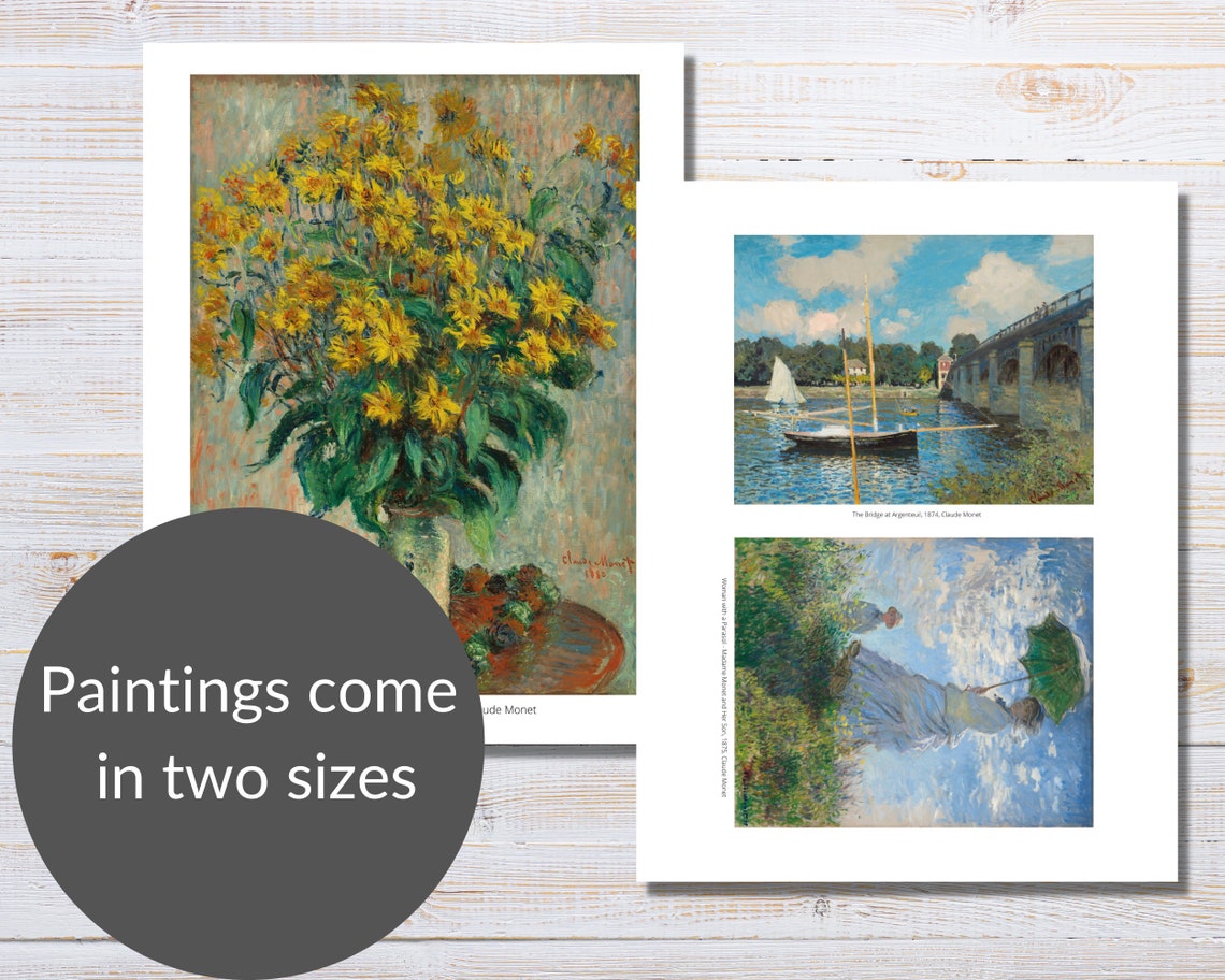 Claude Monet Art Study Charlotte Mason Inspired Morning - Etsy
