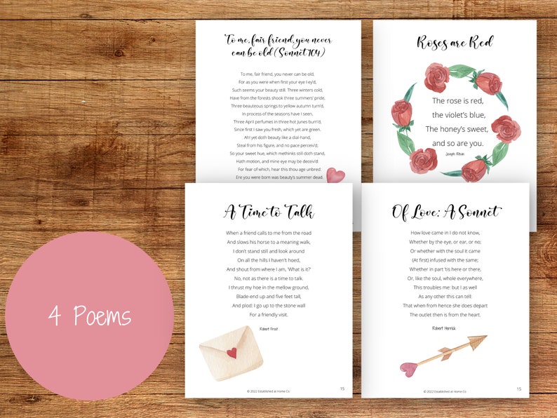 Valentine's Morning Basket Bundle | Charlotte Mason Morning Time ...