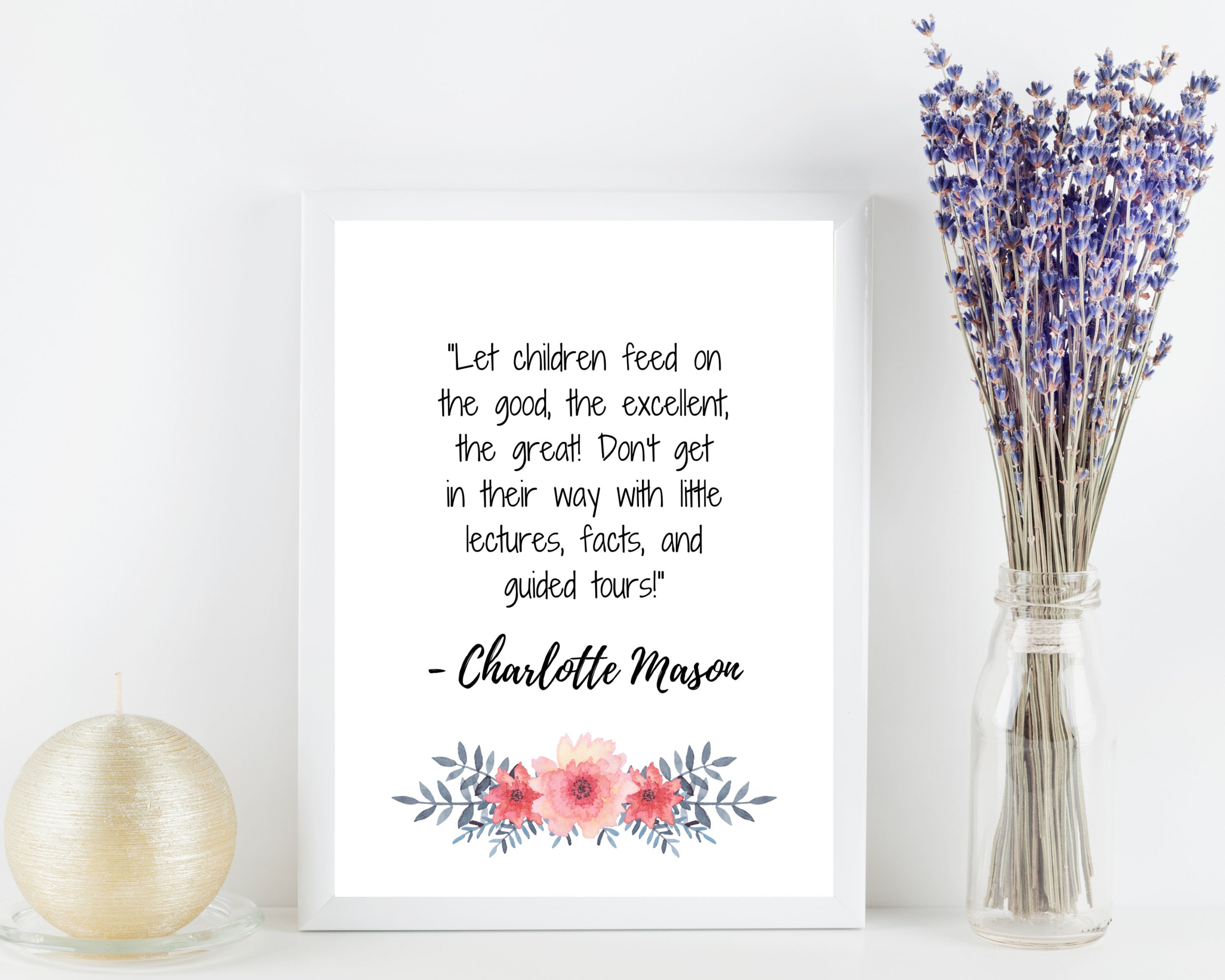Charlotte Mason Reading List Wall Art Charlotte Mason - Etsy