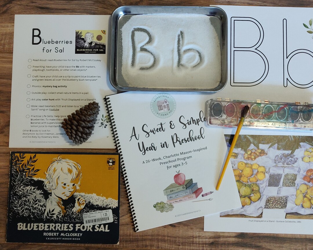 PRINT - A Sweet & Simple Year in Preschool - Full-year Charlotte Mason ...
