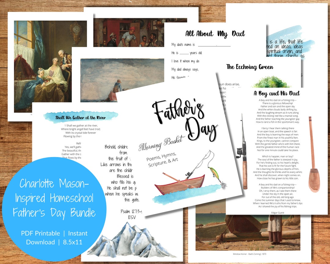 Father's Day Morning Basket Resources | Charlotte Mason Morning Time ...
