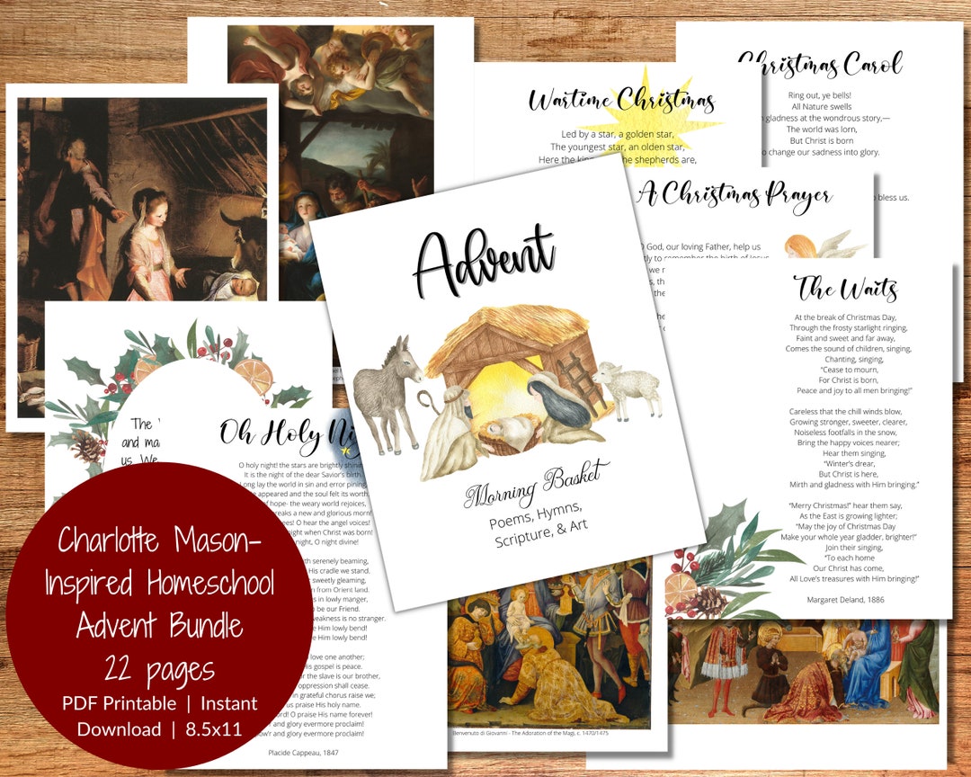 Advent Morning Basket Resources | Charlotte Mason Morning Time ...