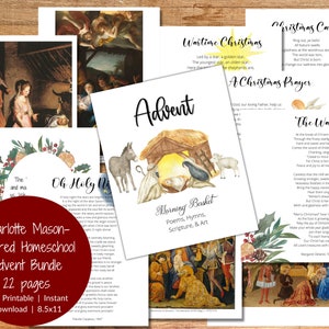 Advent Morning Basket Resources | Charlotte Mason Morning Time ...