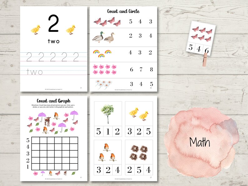 Spring Preschool Unit Charlotte Mason Inspired Preschool - Etsy