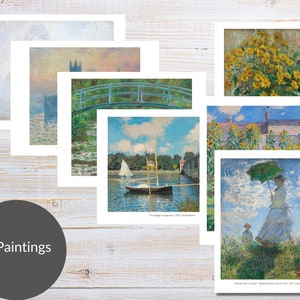 Claude Monet Art Study | Charlotte Mason Inspired Morning Basket ...