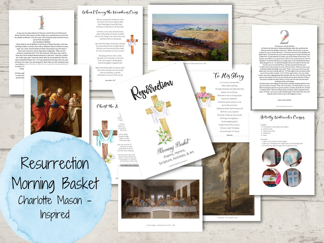 Resurrection Morning Basket | Charlotte Mason Inspired Resurrection ...