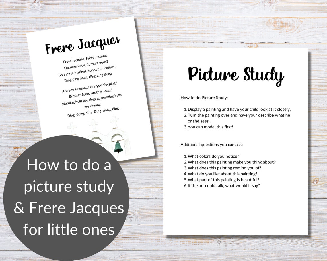 Claude Monet Art Study Charlotte Mason Inspired Morning - Etsy