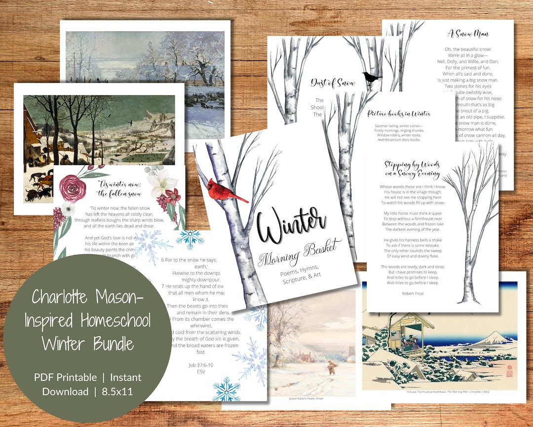 Charlotte Mason Morning Time | Winter Morning Basket Resources ...