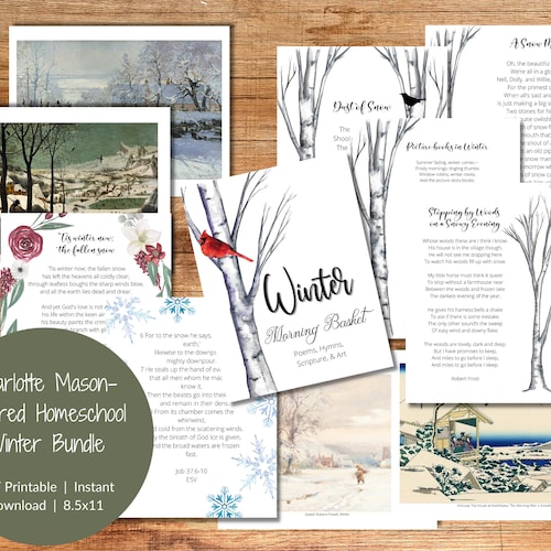 Charlotte Mason Morning Time Farms Morning Basket Resources - Etsy