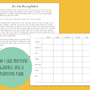 Charlotte Mason Morning Time | Winter Morning Basket Resources ...