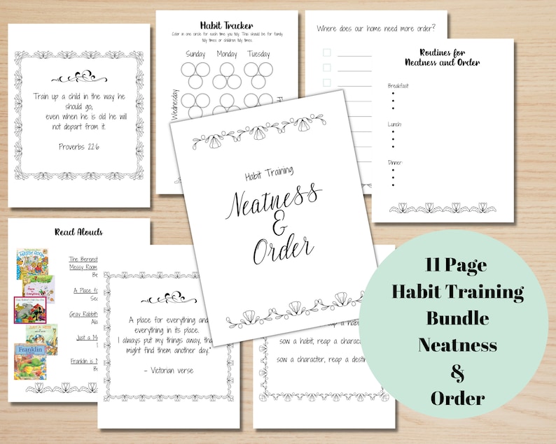 Charlotte Mason Habit Training | Neatness and Order Habit Training ...