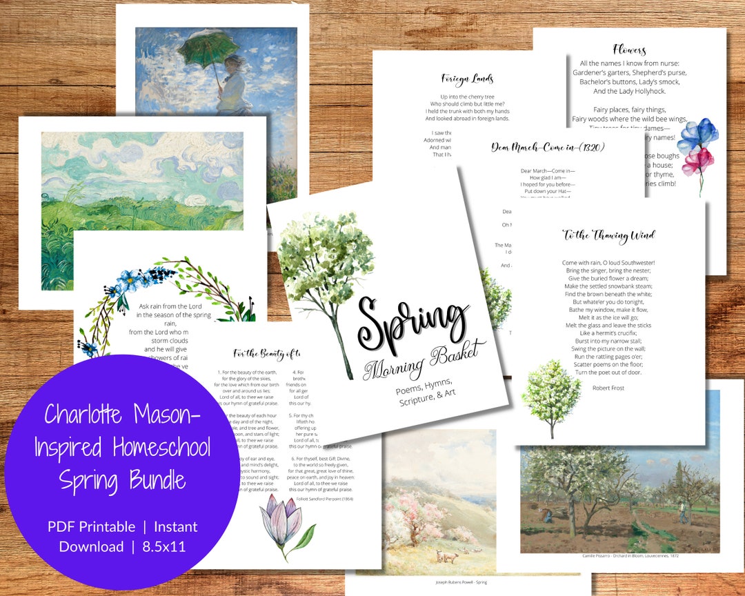 Charlotte Mason Morning Time | Spring Morning Basket Resources ...