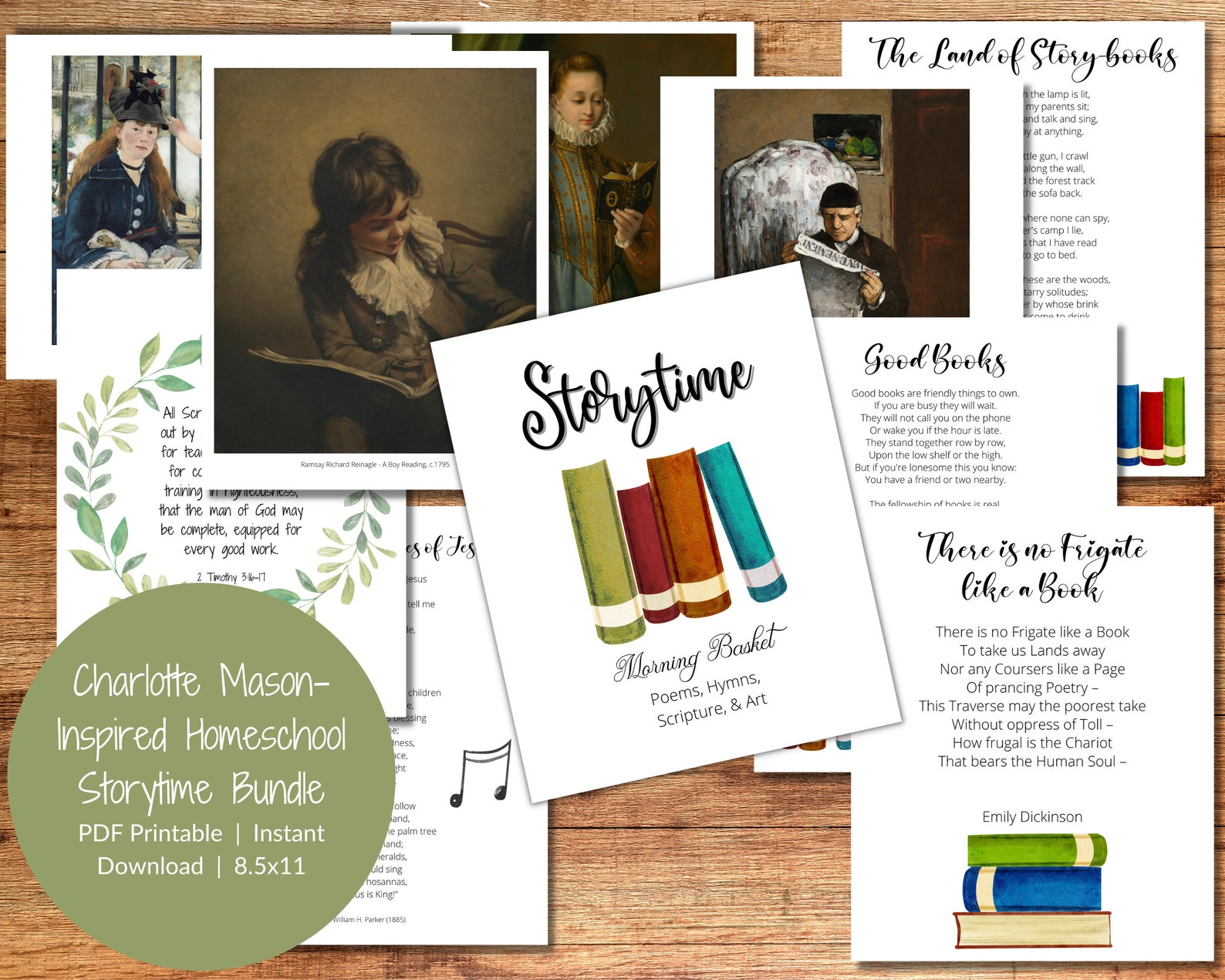 Charlotte Mason Morning Time | Story-time Morning Basket Resources ...