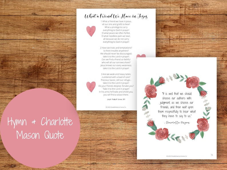 Valentine's Morning Basket Bundle | Charlotte Mason Morning Time ...