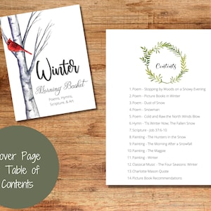 Charlotte Mason Morning Time | Winter Morning Basket Resources ...