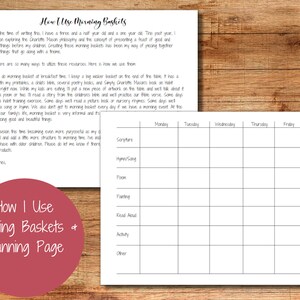 Charlotte Mason Morning Time | Birds Morning Basket Resources ...