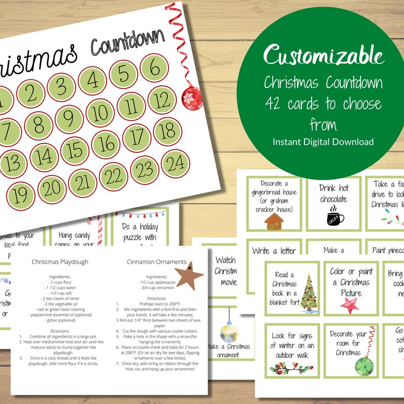 Christmas Countdown - Etsy