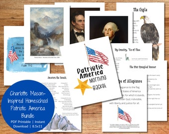 USA Preschool Worksheets Printable Patriotic (Download Now) - Etsy