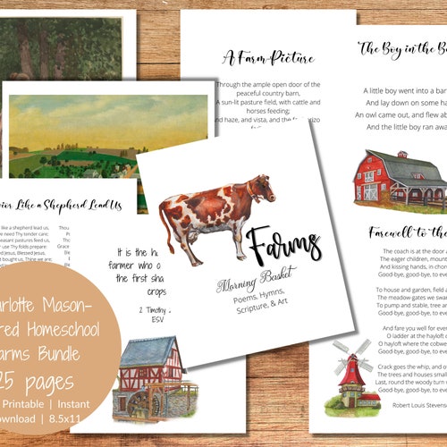 Charlotte Mason Morning Time Summer Morning Basket Resources - Etsy