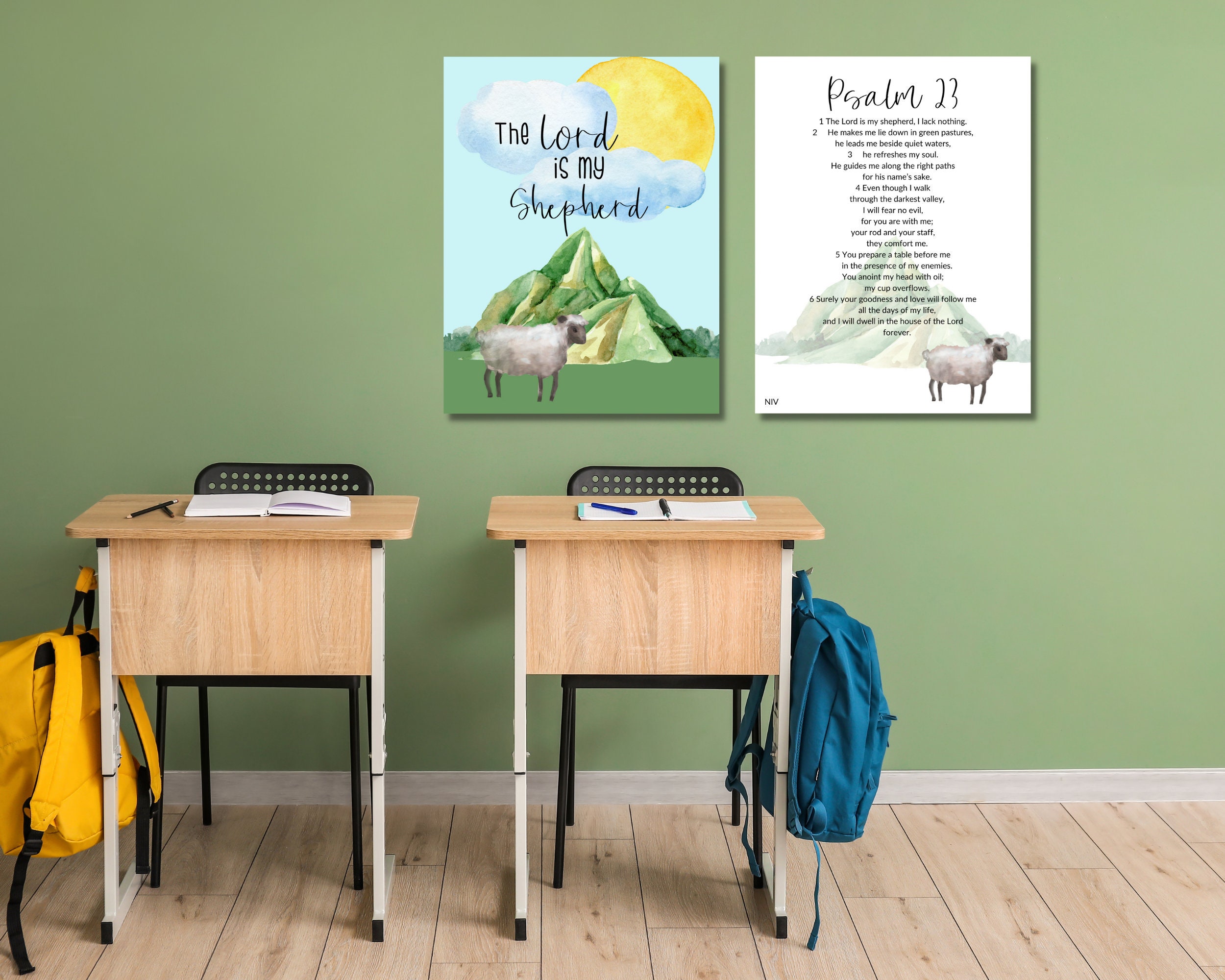 Psalm 23 Bible Printables Religious Art Prints Bible - Etsy