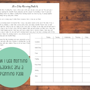 Charlotte Mason Morning Basket | Autumn Morning Basket | Homeschool ...