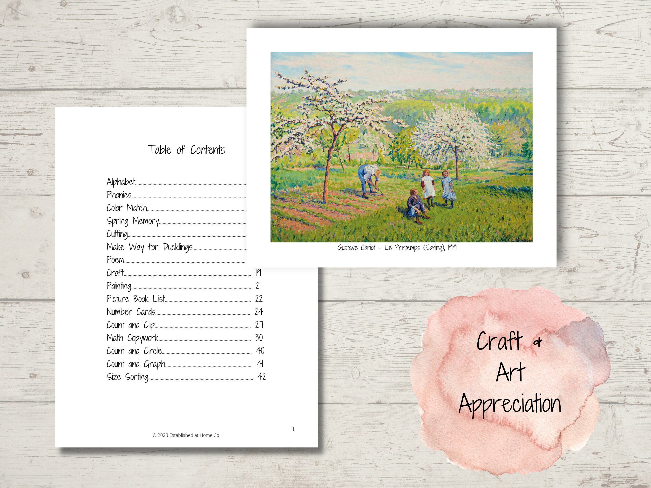 Spring Preschool Unit Charlotte Mason Inspired Preschool - Etsy