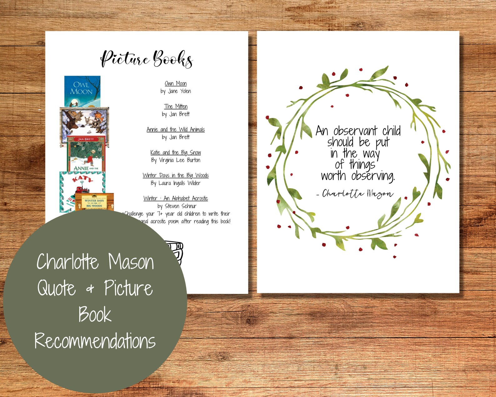 Charlotte Mason Morning Time | Winter Morning Basket Resources ...