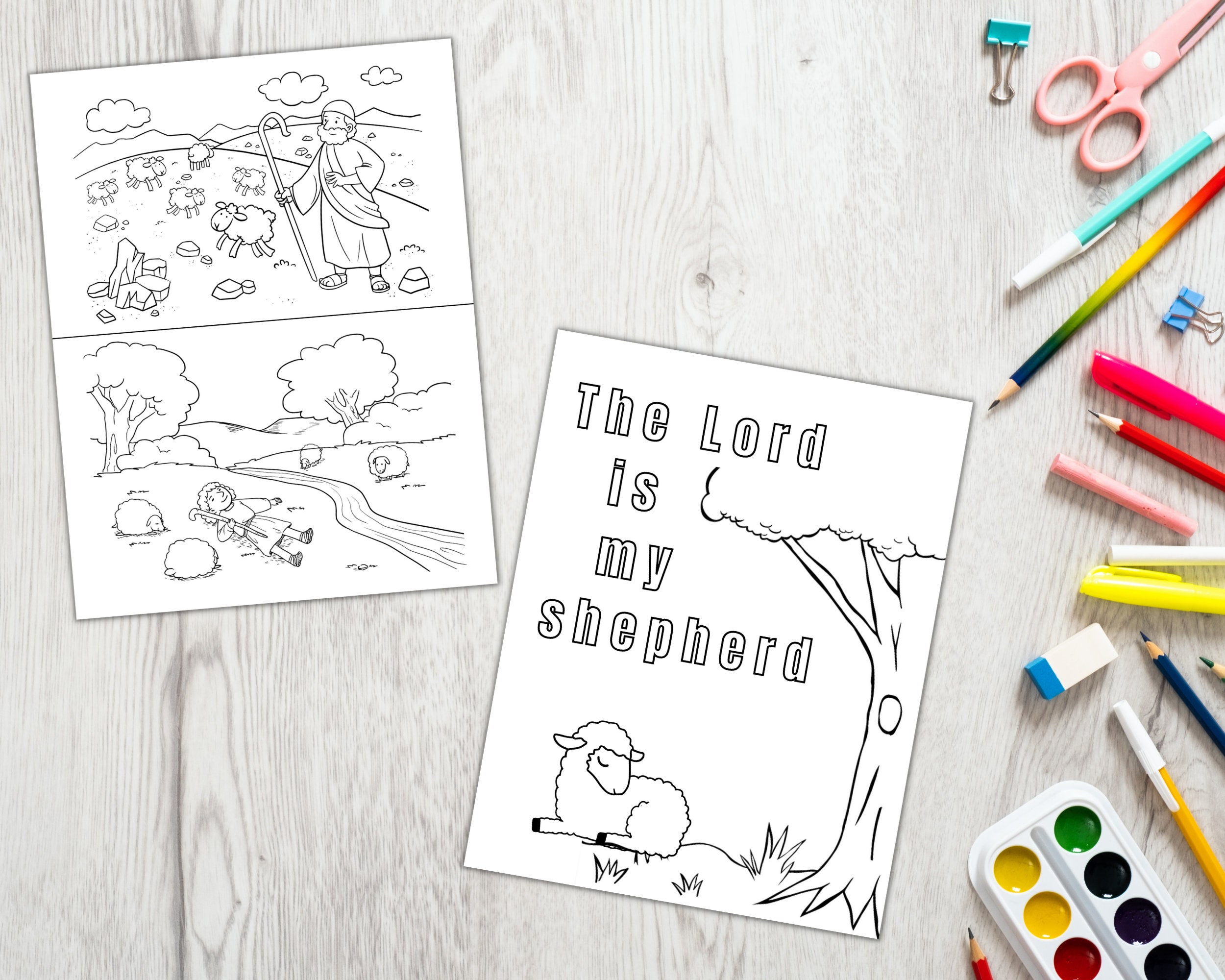 Psalm 23 Bible Printables Religious Art Prints Bible - Etsy