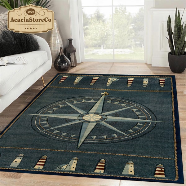 Nautical Rug - Etsy