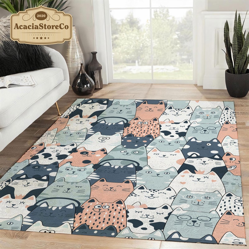 Rectangle Rug - Etsy