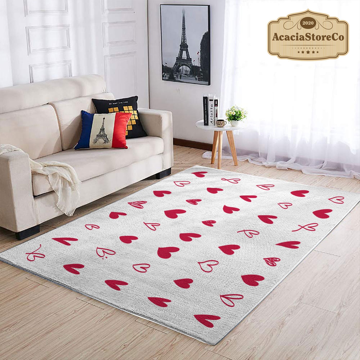 Valentine's Day Gifts, Collection Heart Icon Rug, Gift For Her, Rugs ...