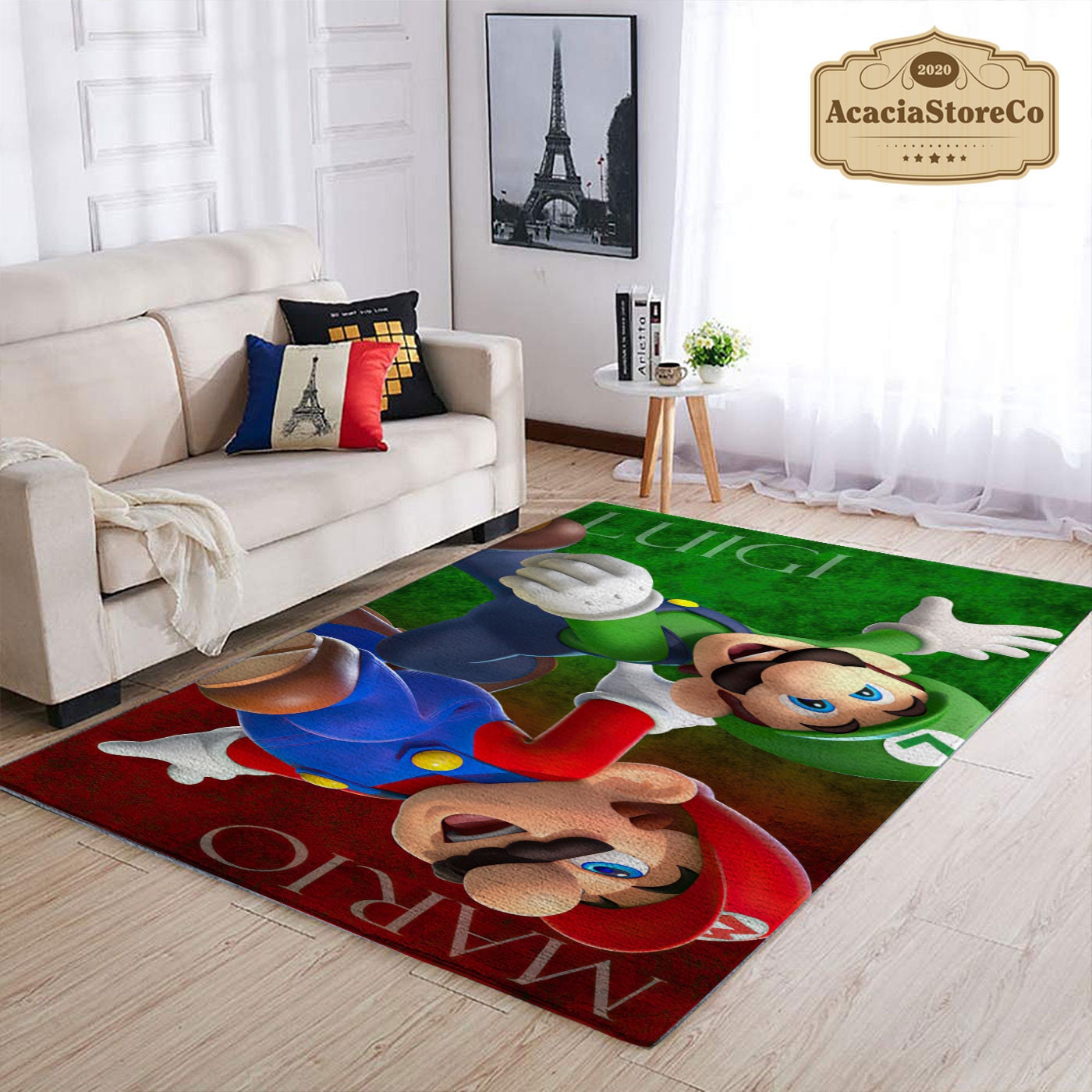 Super Mario Bros Area Rug Super Mario Rug Video Game Rug - Etsy