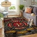 Firefighter Area Rug, Fire Rescue Rug, Fire Fighter Rug, Vintage Rug ...