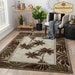 Palm Trees Area Rug, Palm Trees Carpet, Palm Trees Rectangle Rug, Large ...