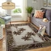 Palm Trees Area Rug, Palm Trees Carpet, Palm Trees Rectangle Rug, Large ...