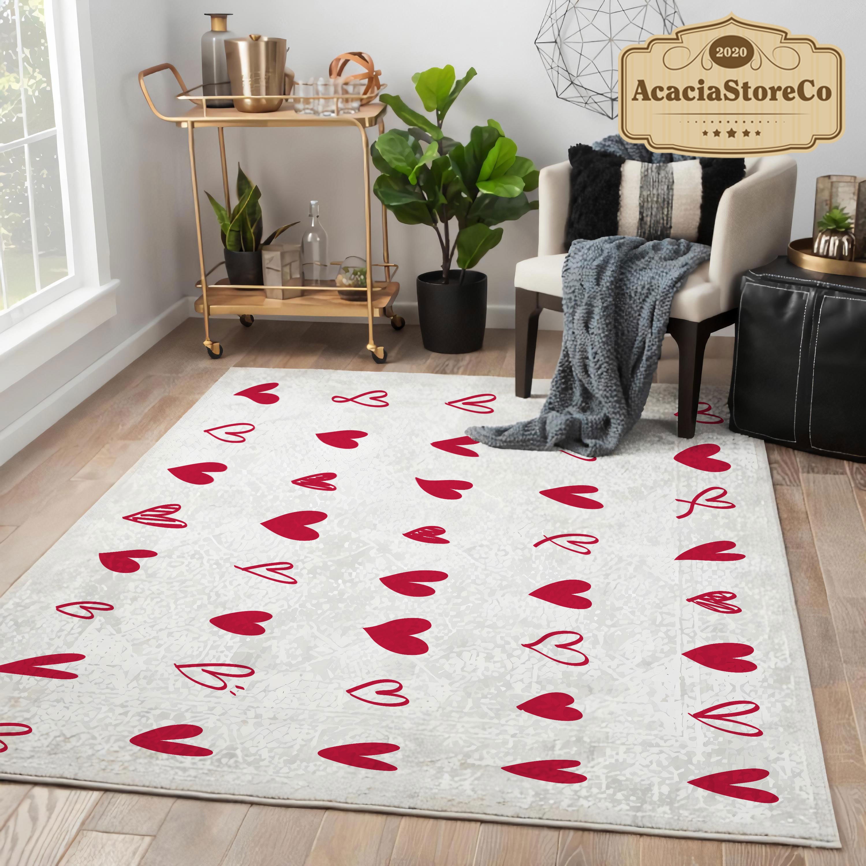 Valentine's Day Gifts, Collection Heart Icon Rug, Gift For Her, Rugs ...