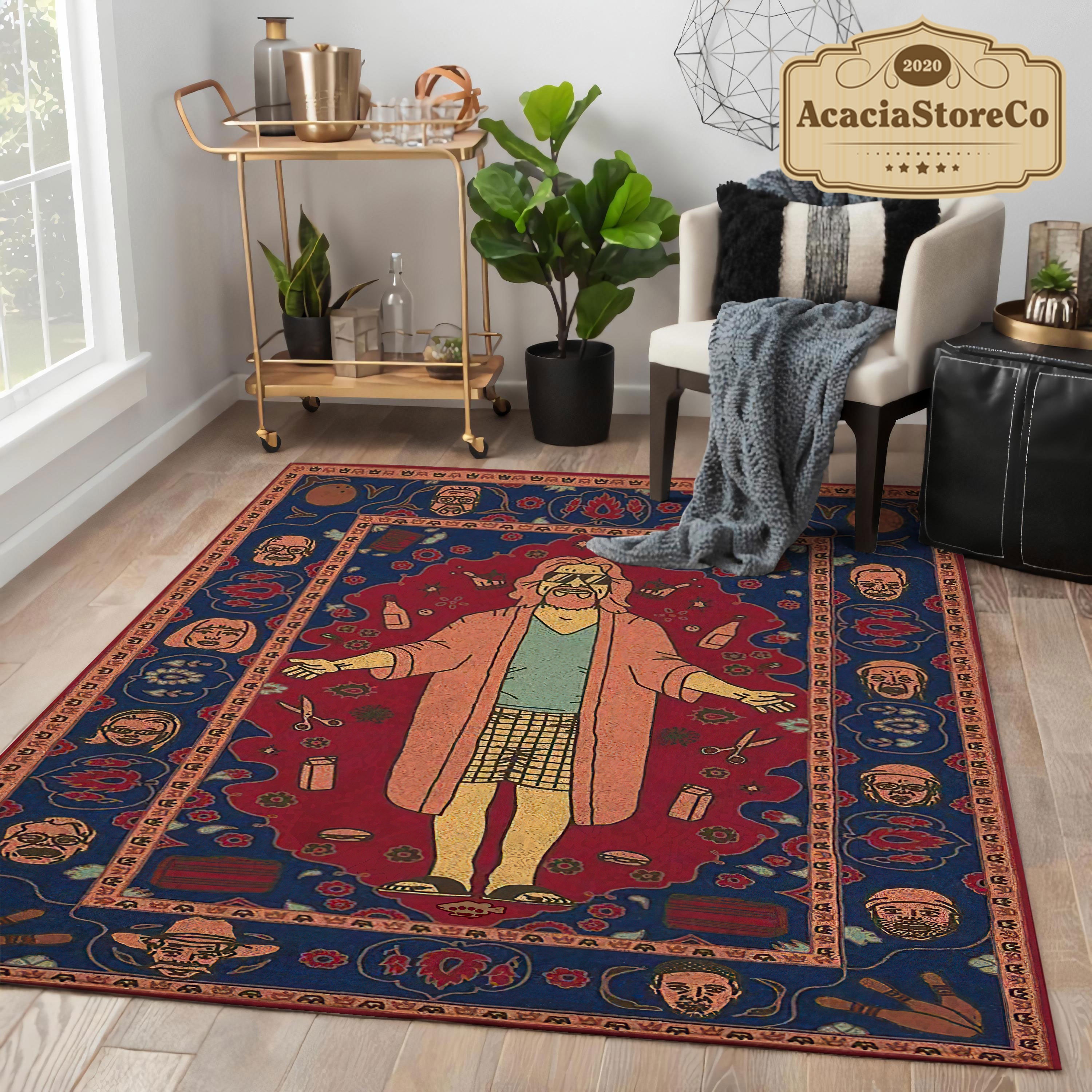 The Big Lebowski Carpet Living Room Rugs Large Vintage Rug - Etsy