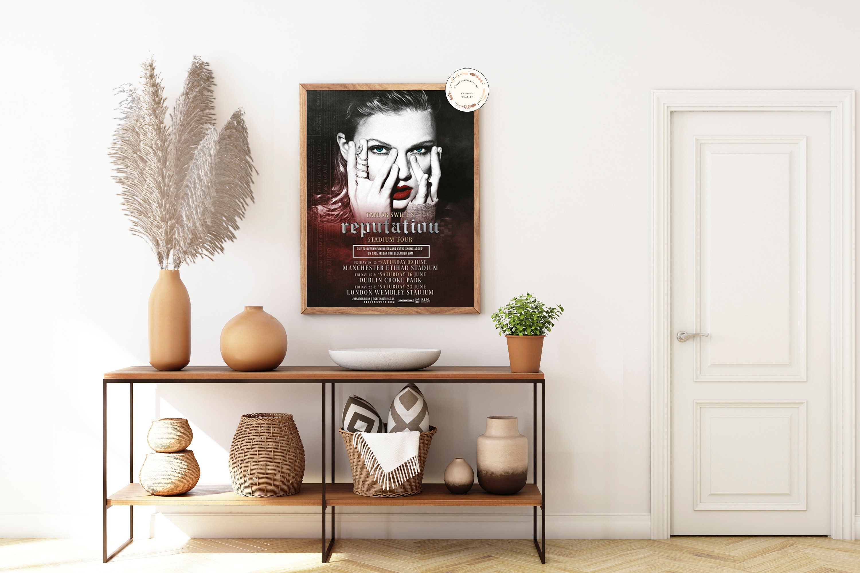 Taylorswift Wall Art - Reputation Stadium Tour Concert Poster sold by ...